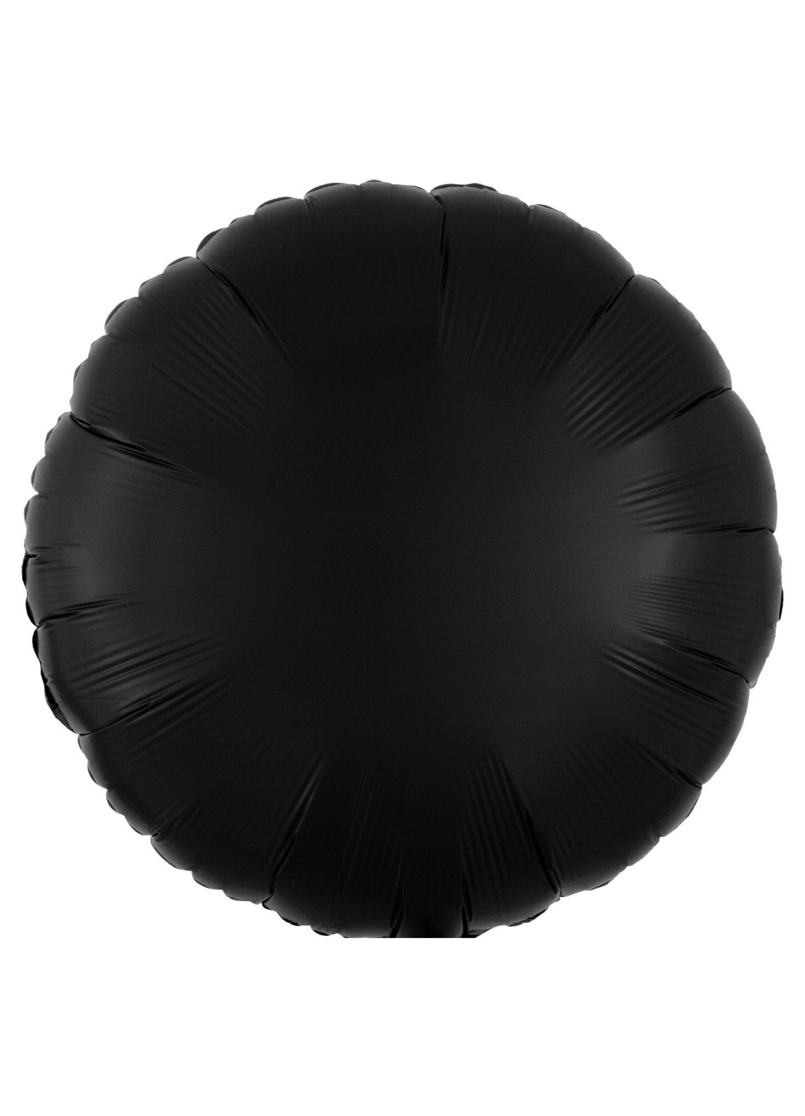 Silk Lustre Black Round Balloon — Party Britain