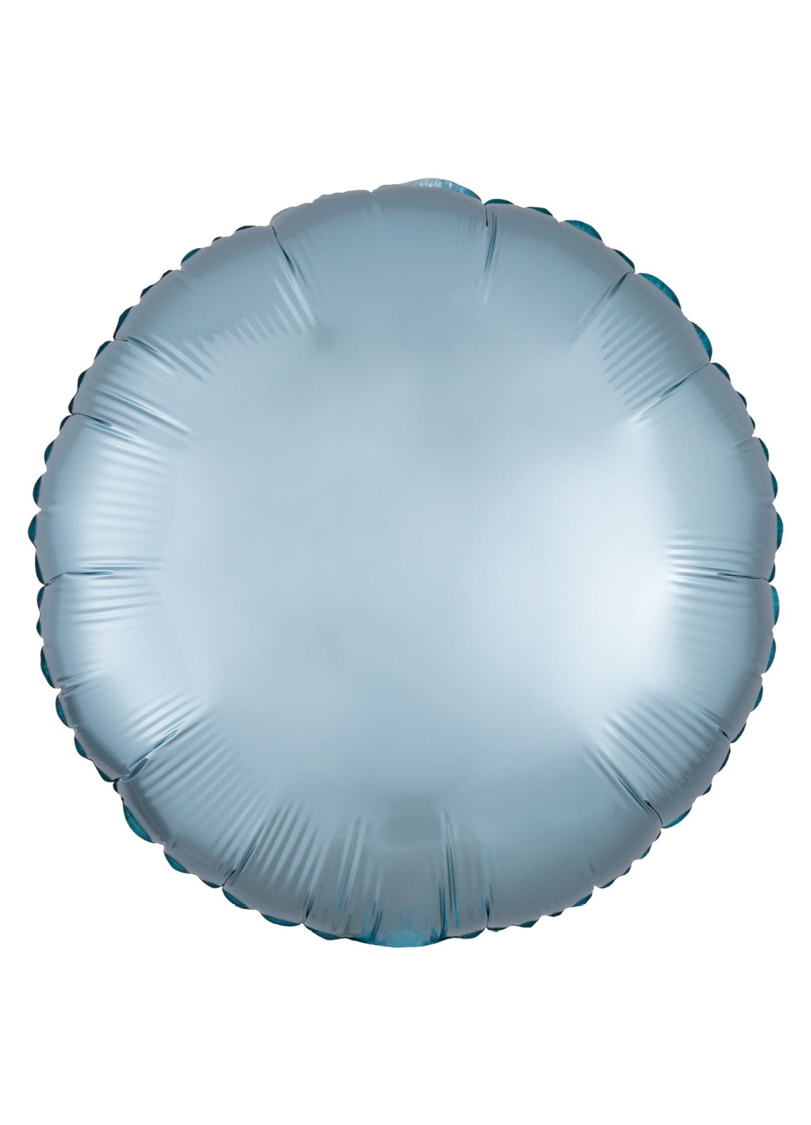 Silk Lustre Pastel Blue Round Balloon — Party Britain