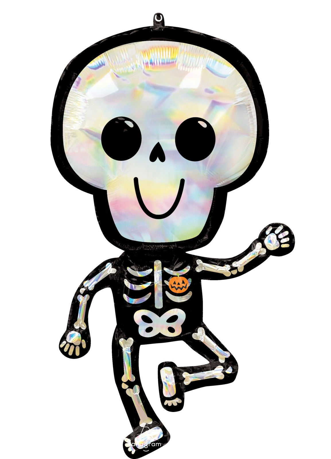 Holographic Skeleton Large Balloon — Party Britain
