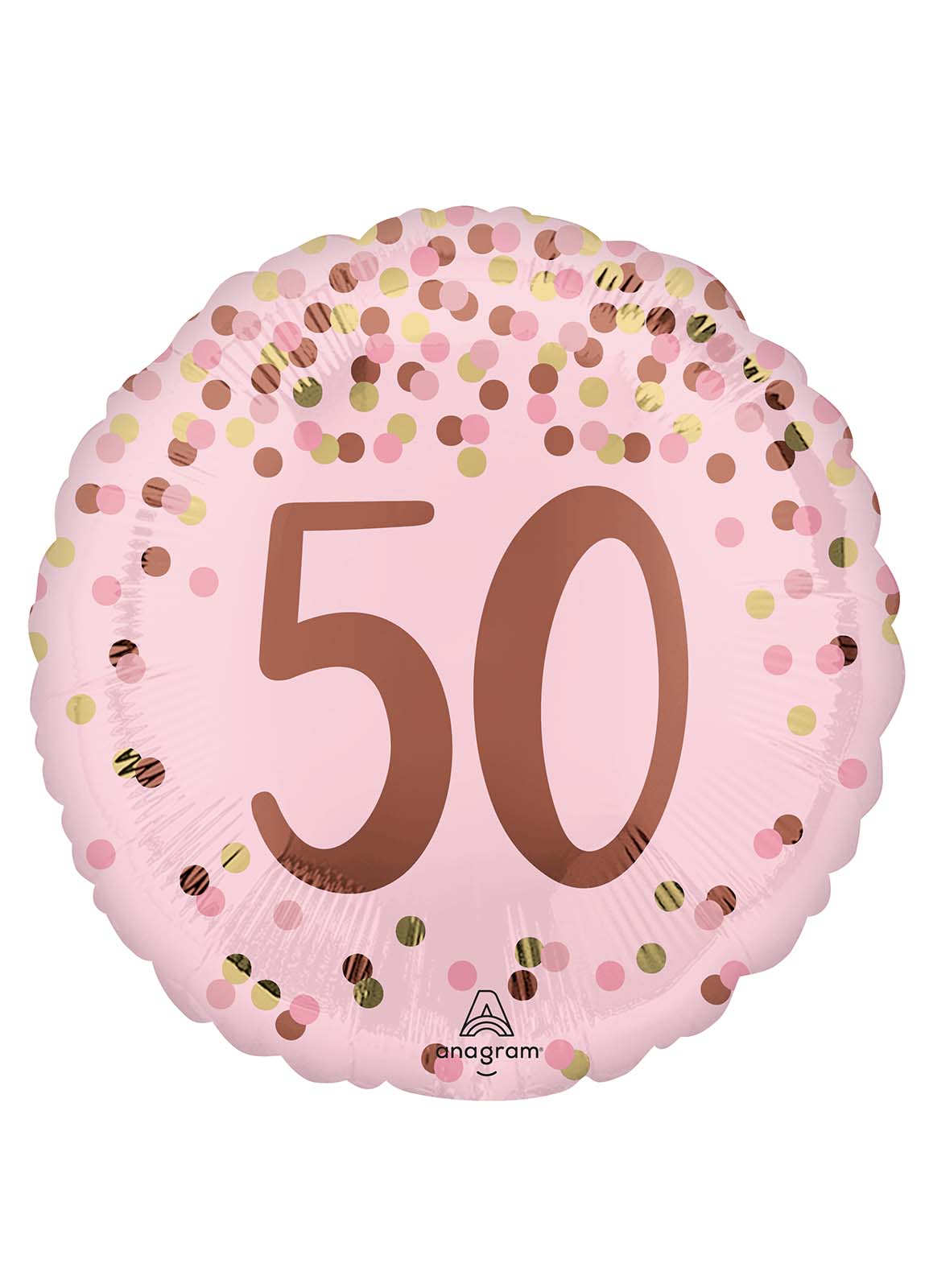 Pretty Pink 50th Birthday Foil Balloon — Party Britain