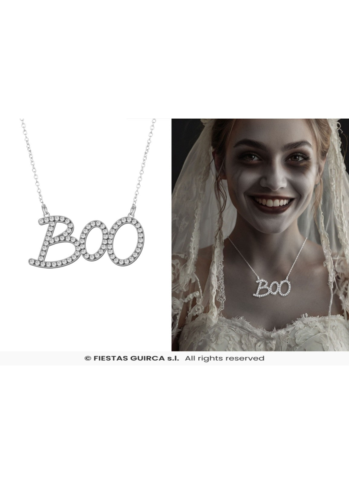 Boo Necklace — Party Britain