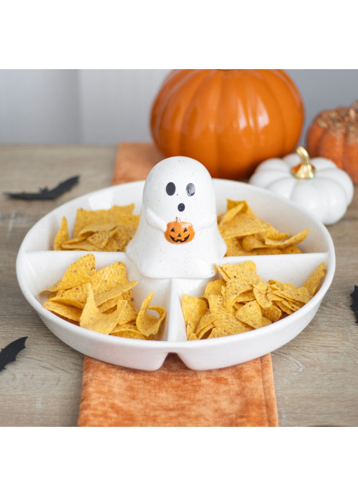 Ghost Chip & Dip Snack Dish — Party Britain