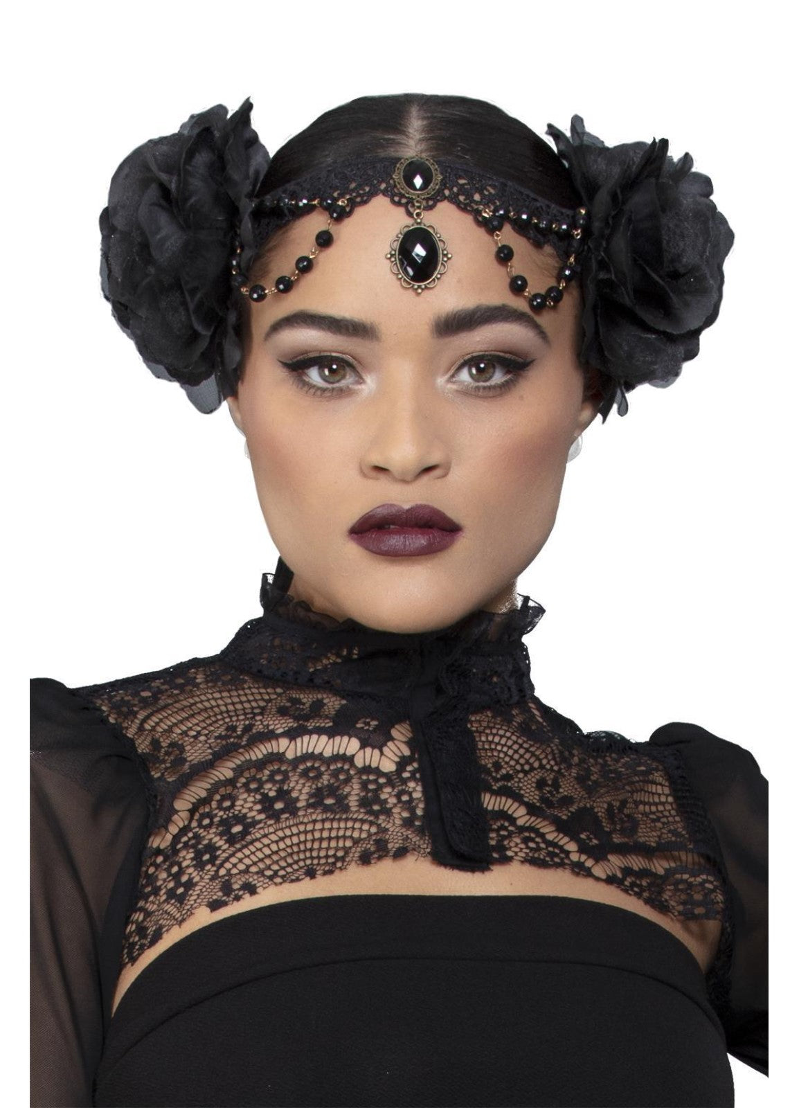 Deluxe Rose Headpiece — Party Britain