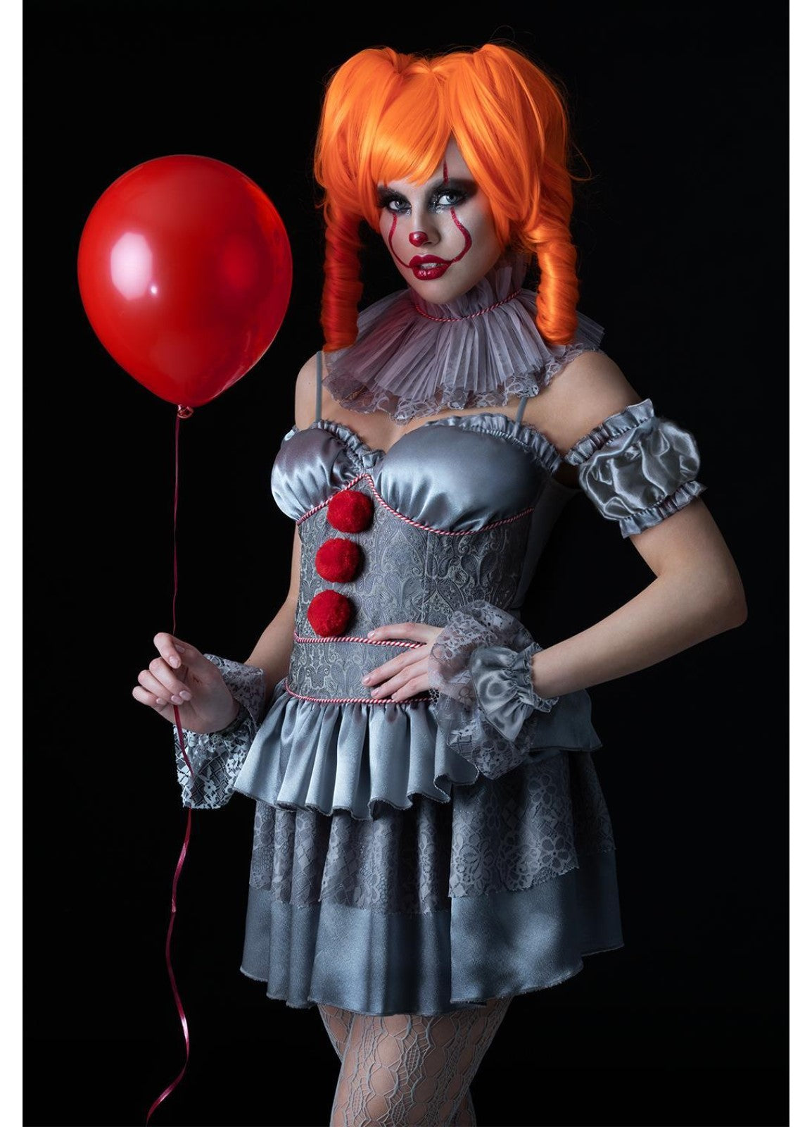 Pennywise Lady Costume Adult — Party Britain