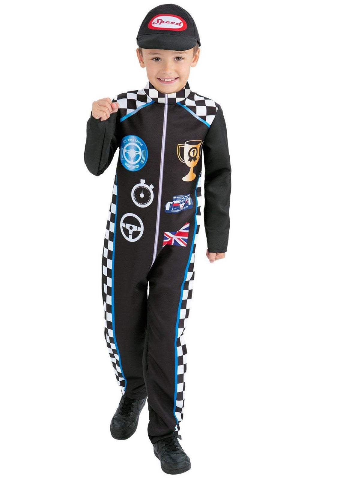 Racing Driver Costume Child — Party Britain