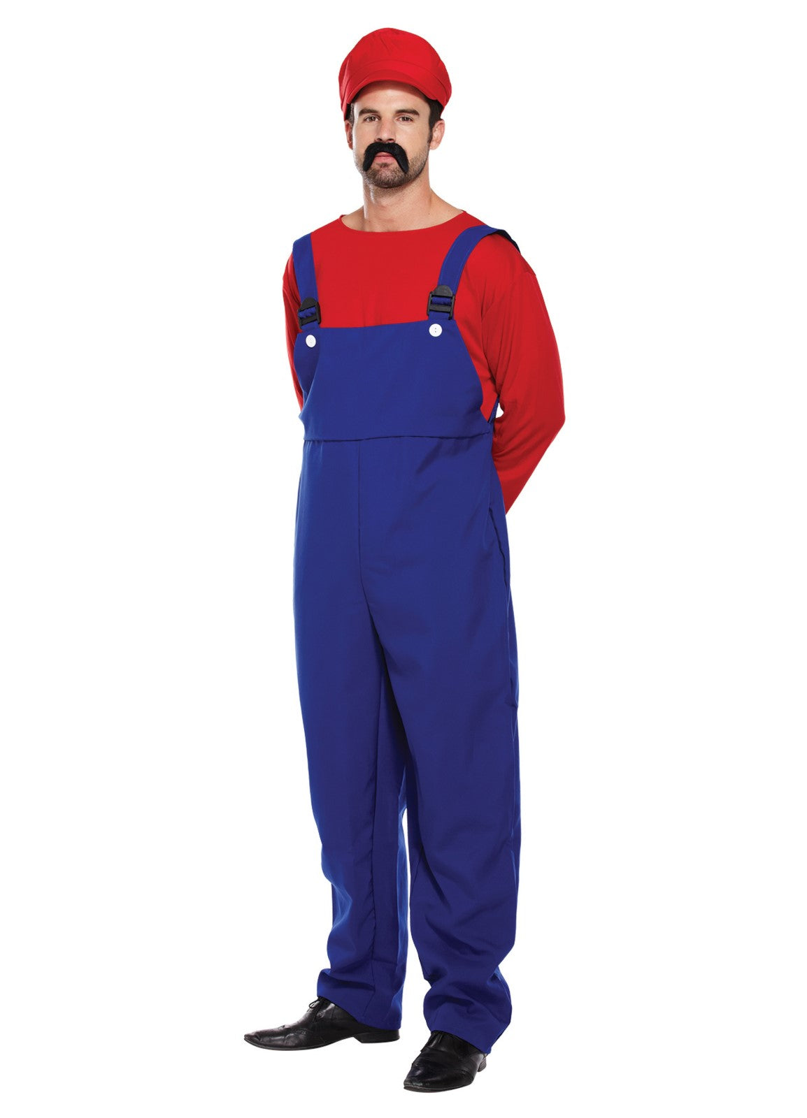 Red Super Workman Costume — Party Britain