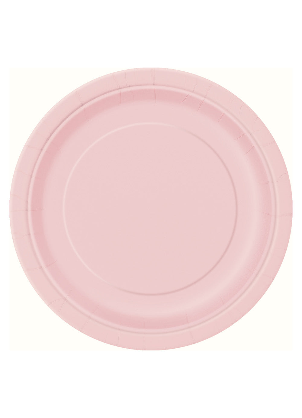 Pastel Pink Party Round Paper Plates 16pk — Party Britain