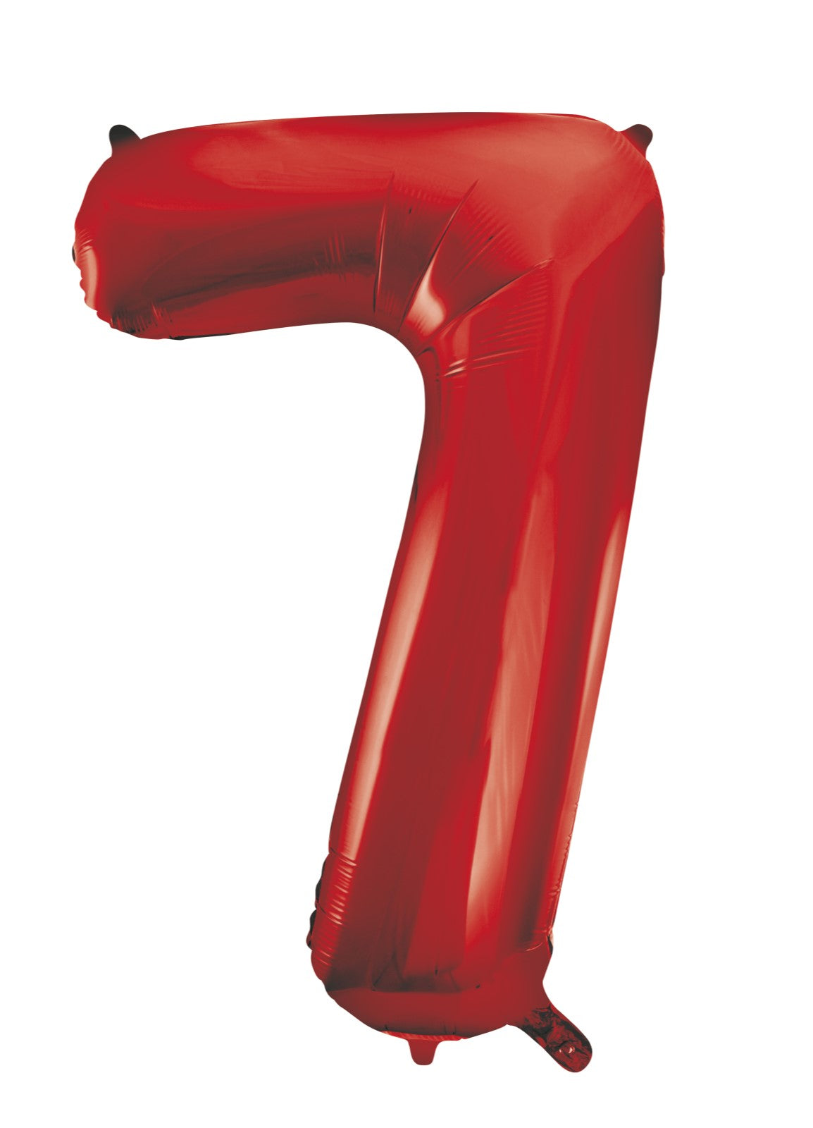 Number 7 Red Foil Balloon — Party Britain