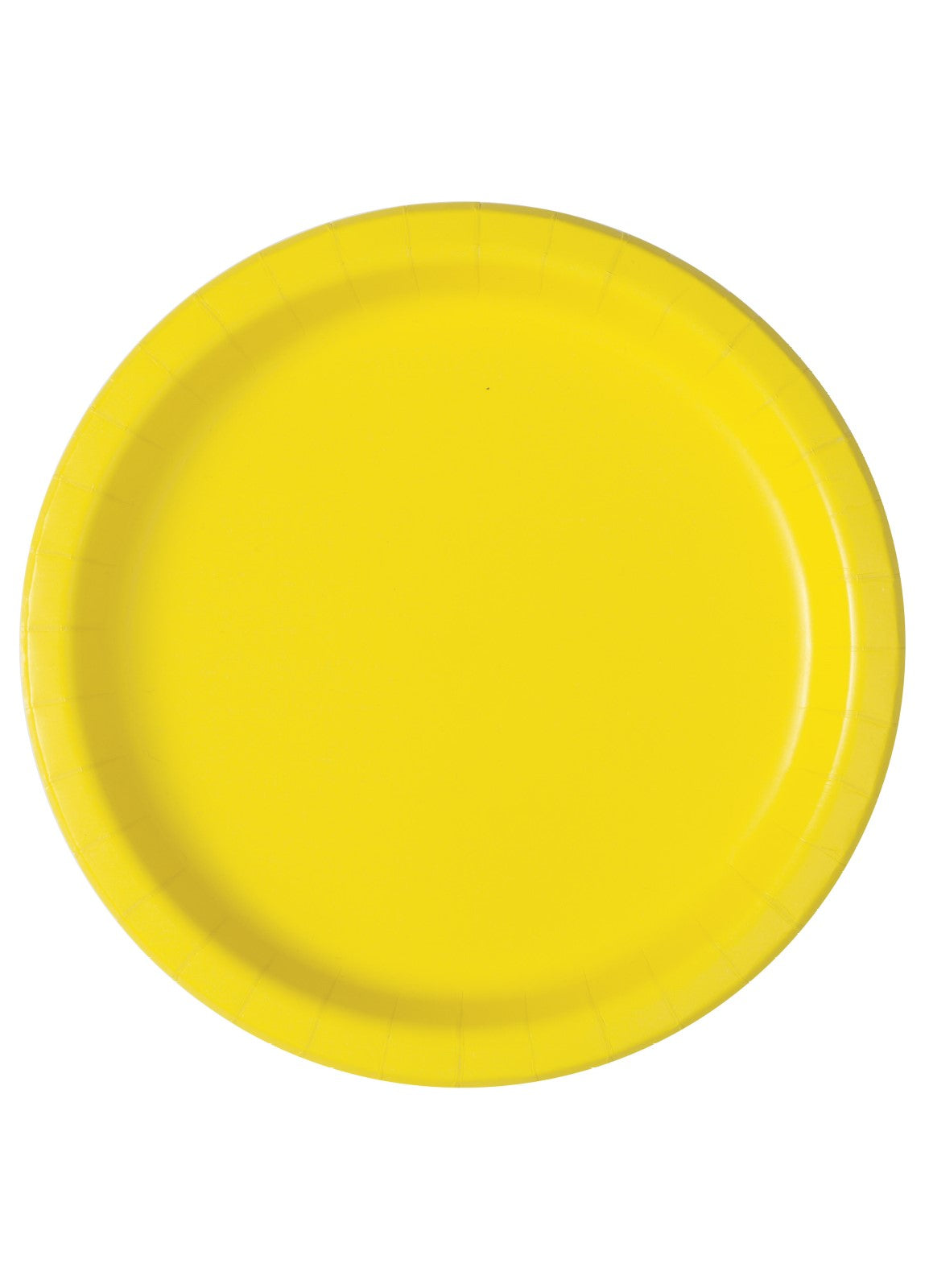 Yellow Party Round Paper Plates 16pk — Party Britain