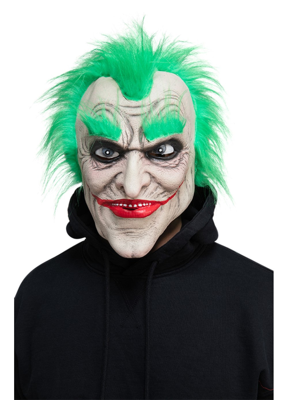 Green Haired Freak Mask — Party Britain