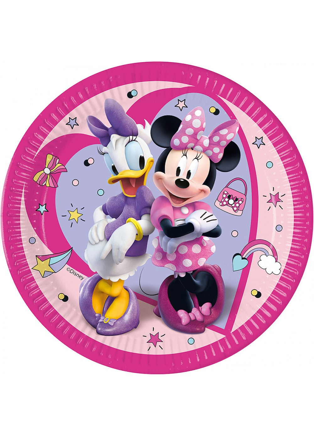 Minnie Mouse Plates 8pk — Party Britain
