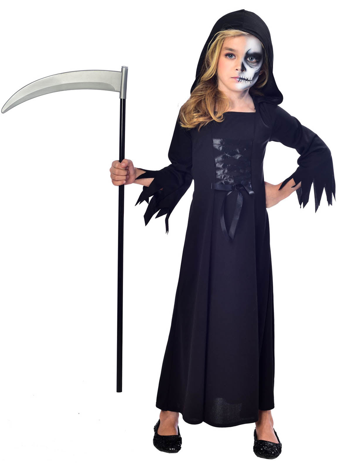 Girl's Grim Reaper Costume Child — Party Britain