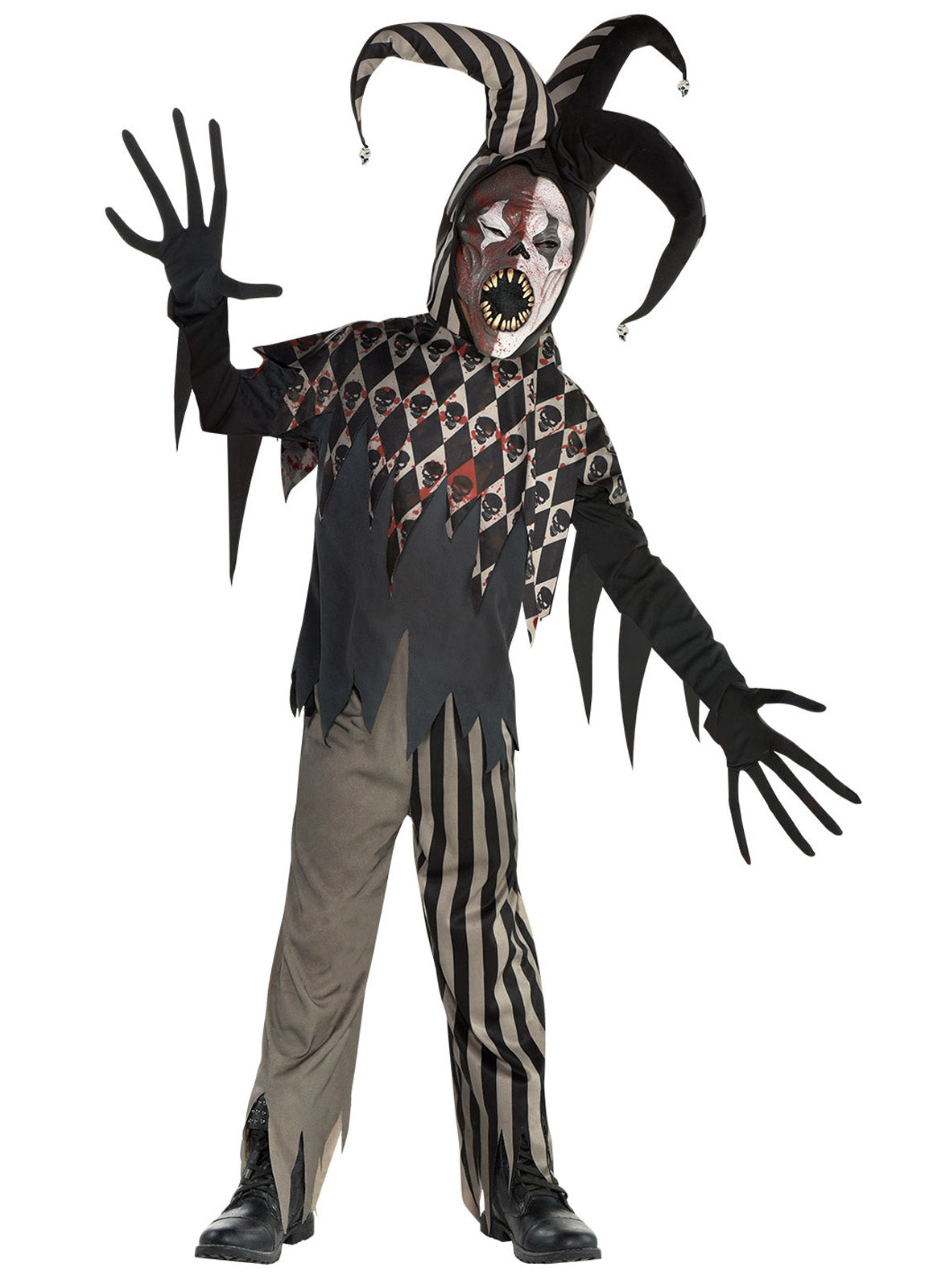 Twisted Jester Costume Child — Party Britain