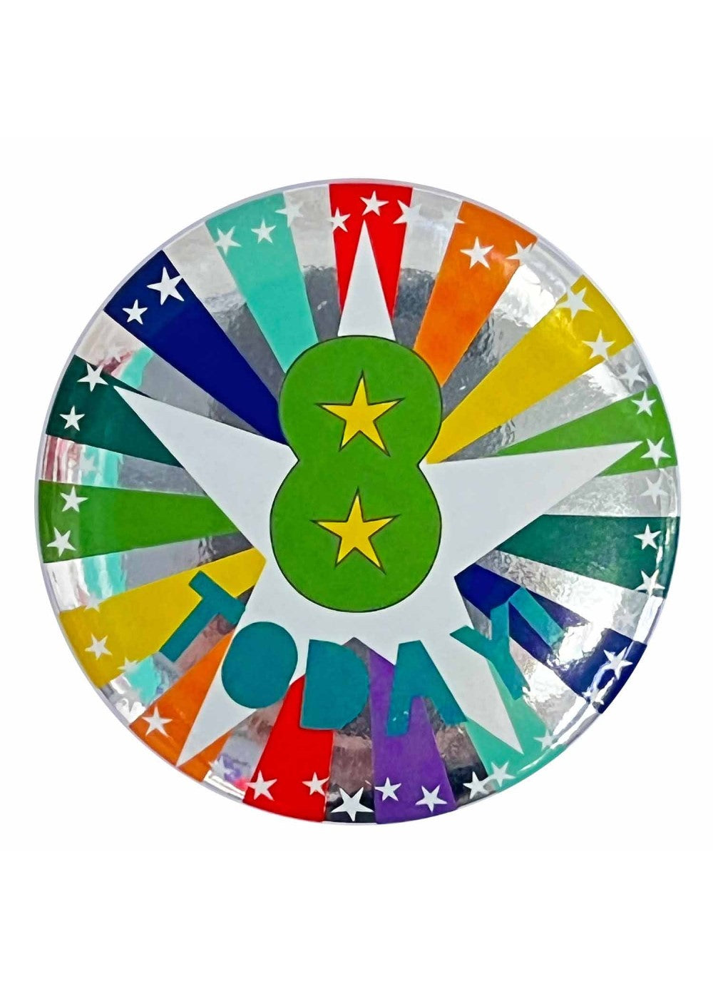 8 Today Birthday Badge — Party Britain