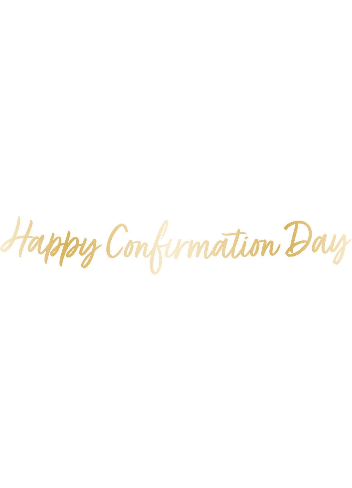 Happy Confirmation Day Banner — Party Britain