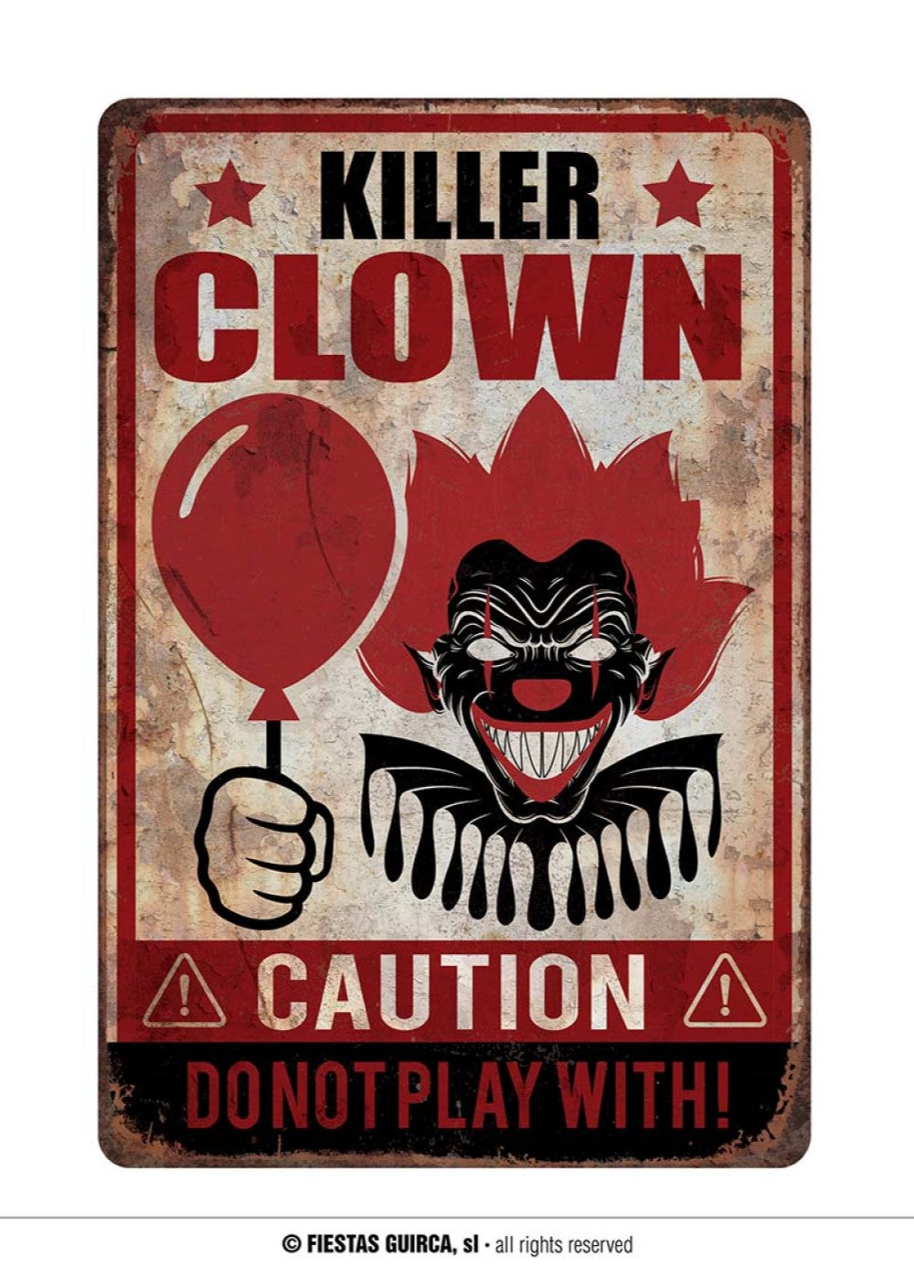 Halloween Clown Sign — Party Britain