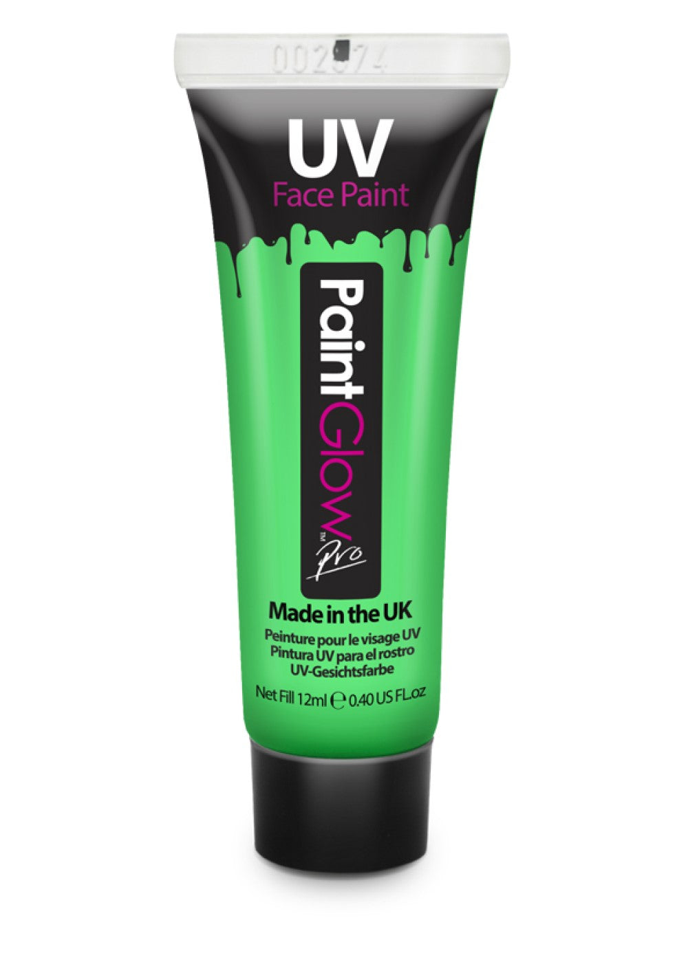 Green Neon UV Face & Body Paint — Party Britain