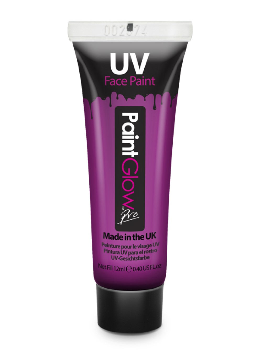 Purple Neon UV Face & Body Paint — Party Britain