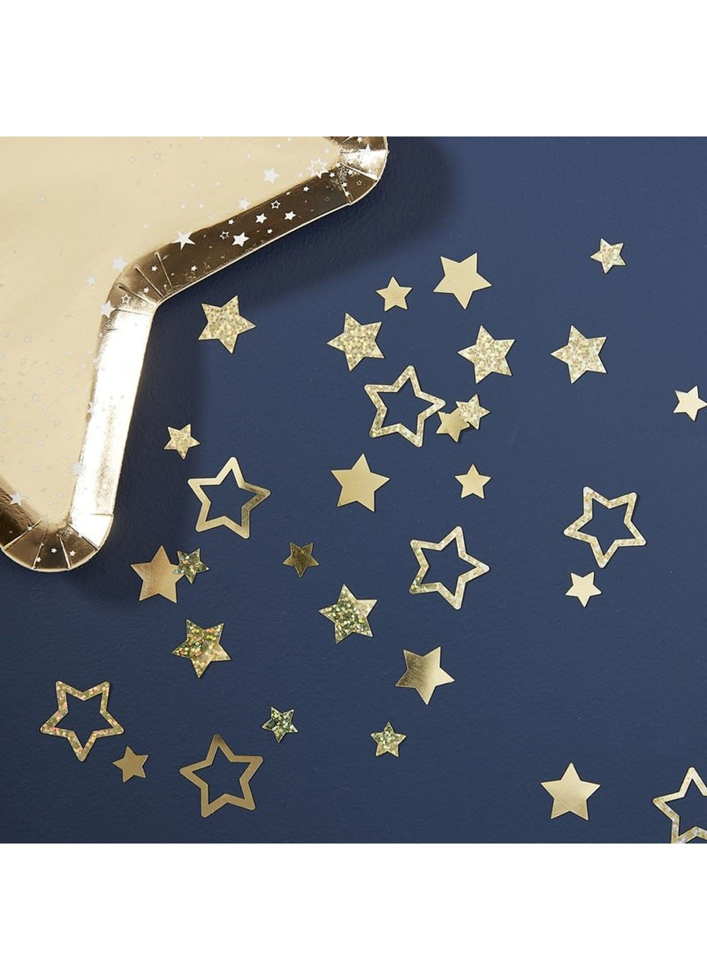Gold Star Table Confetti — Party Britain