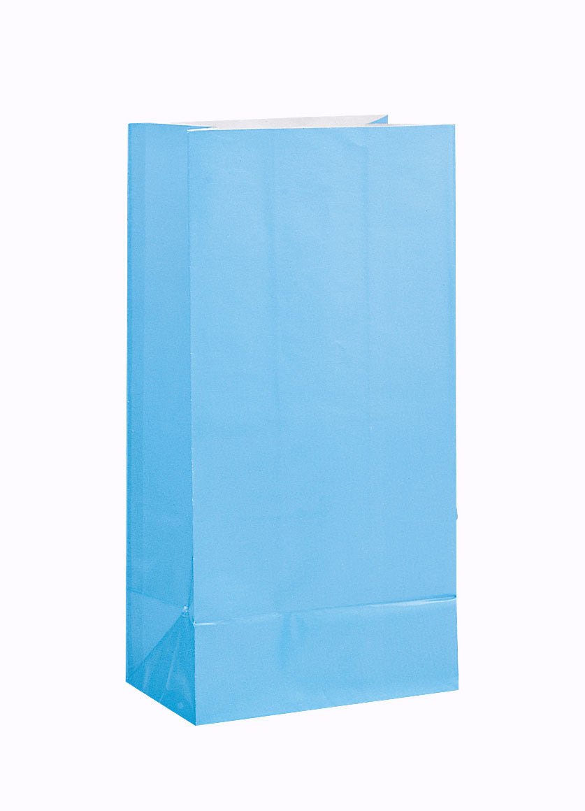 Baby Blue Party Bags 12pk — Party Britain