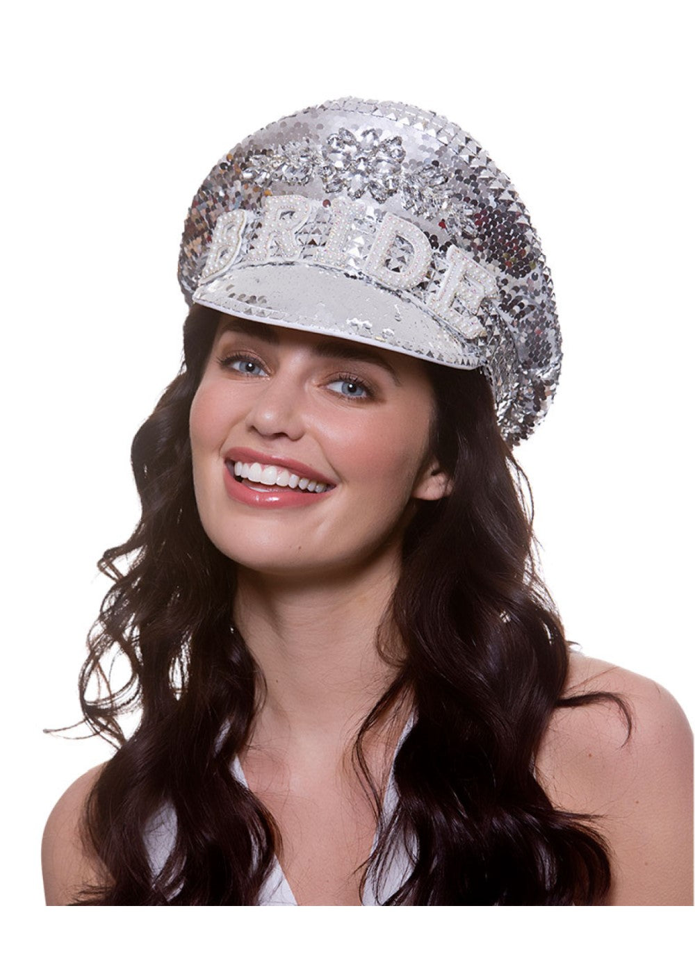 Deluxe Bride Captain Hat — Party Britain
